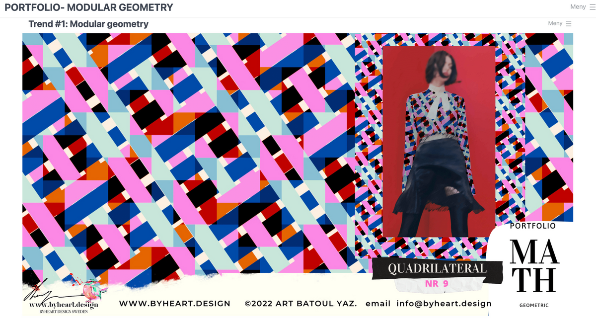 PORTFOLIO || MODULAR & GEOMETRY XX – Byheart Design's Pattern Studio